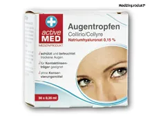 ACTIVE MED Augentropfen - ALDI Suisse - ab 18.10.2018 - Aktionis.ch
