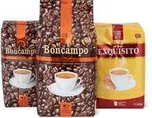 Alle Boncampo- und Exquisito-Kaffees, in Bohnen und gemahlen, 500 g und ...