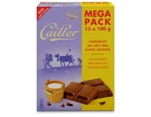 Cailler Tafelschokolade Milch, 13 x 100 g, Multipack - 49% Rabatt ...