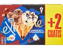 Extrême Cornets Chocolat & Stracciatella - 25% Rabatt - Denner - ab 01. ...