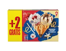 Frisco Extrême Cornets Vanille & Erdbeer 8x145ml - 25% Rabatt - Coop ...