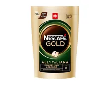 Nescafé Gold All'Italiana löslicher Kaffee Beutel - Coop - ab 06.06. ...