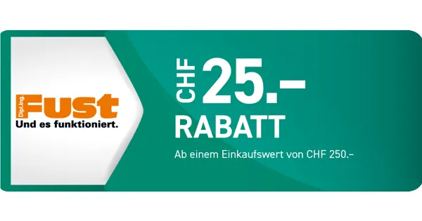 Gutschein CHF 25 Rabatt Ab Einem Einkaufswert Von CHF 250