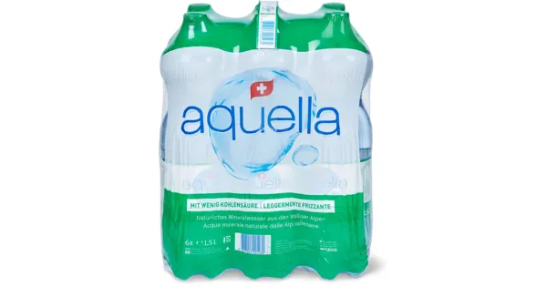 Alle Aquella und Aquella Taste im 6er-Pack, 6 x 1.5 Liter - 50% Rabatt ...