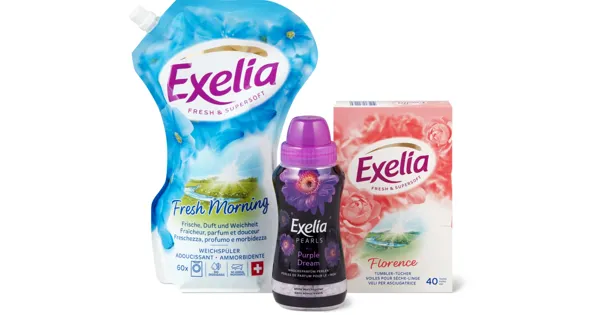 Alle Exelia-Weichspüler und -Wäschedüfte - 50% Rabatt - Migros - ab 01. ...