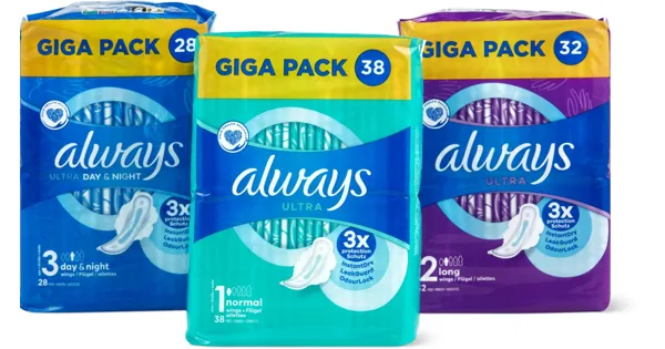 Always Ultra Binden - 20% Rabatt - Migros - ab 11.10.2022 - Aktionis.ch