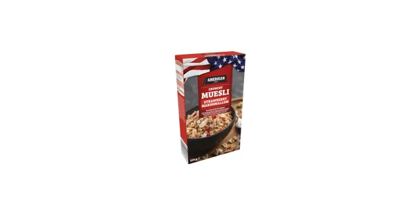 AMERICAN Crunchy Müsli, Strawberry Cheesecake - ALDI Suisse - ab 21.10. ...