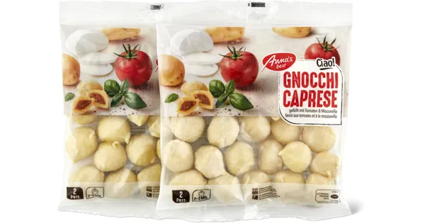 Anna's Best-Gnocchi caprese oder -Fiori limone & formaggio fresco - 20% ...