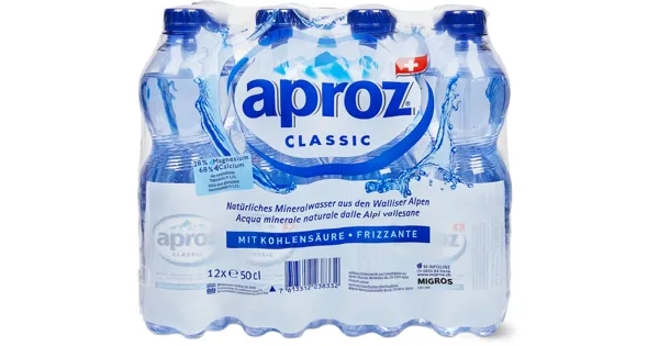 Aproz-Classic oder -Cristal im 12er-Pack, 12 x 500 ml - 50% Rabatt ...