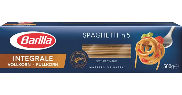 Barilla Vollkornteigwaren Spaghetti n. 5 - 31% Rabatt - Denner - ab 23. ...
