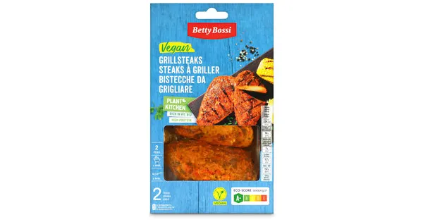 Betty Bossi Plant Kitchen veganes Grillsteak - Coop - ab 23.07.2024 ...