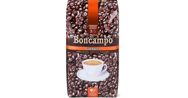 Boncampo Kaffeebohnen Classico - 30% Rabatt - Migros - ab 06.02.2024 ...
