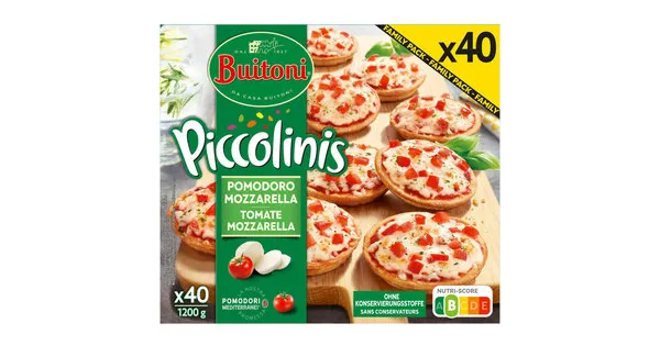 Buitoni Piccolinis Pizza Tomate Mozzarella 40 Stück - 17% Rabatt - Coop ...