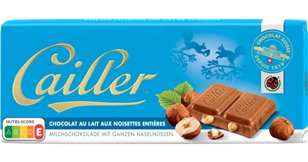 Cailler Tafelschokolade Milchnuss - Denner - ab 24.10.2023 - Aktionis.ch