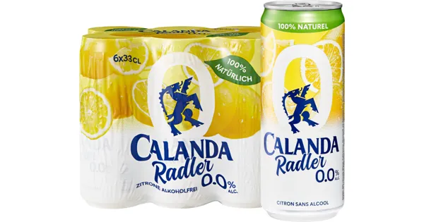 Calanda Radler Zitrone 0.0% - 30% Rabatt - Denner - ab 16.05.2023 ...