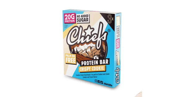 Chiefs Protein Bar Crispy Cookie / Salty Caramel - 25% Rabatt - SPAR ...