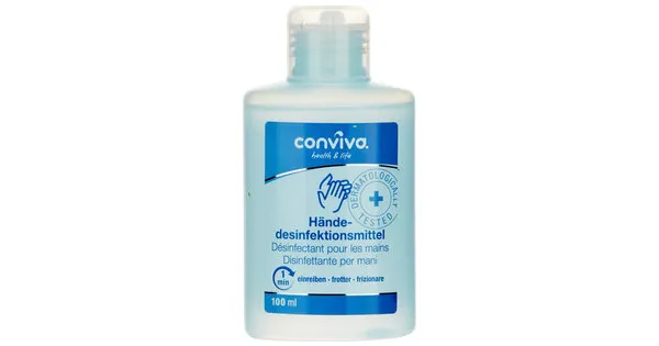 Conviva Händedesinfektion Liquid 100ML - 49% Rabatt - Coop - ab 15.02. ...