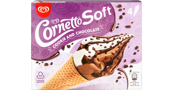 Cornetto Soft Choc & Cookie Promopack - 20% Rabatt - Denner - ab 19.04. ...