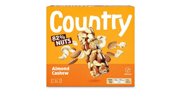 Country Nuts Almond & Cashew 6x30g - Coop Megastore - ab 05.11.2024 ...