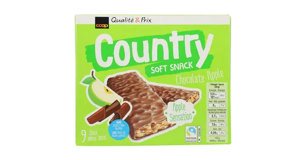 Country Riegel Choco Apple 9x28g - Coop - ab 26.09.2023 - Aktionis.ch