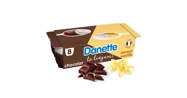 Danette Le Liégeois Choco-Vanille 8x100g - 16% Rabatt - Coop - ab 25.04 ...