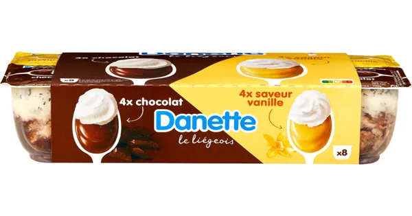 Danette Le Liegeois Pudding Schokolade und Vanille - Denner - ab 16.05. ...