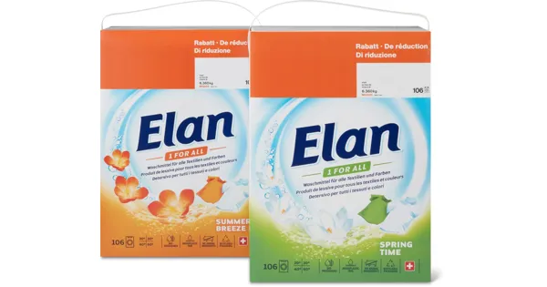 Elan Waschmittel, 6.36 kg - 50% Rabatt - Migros - ab 27.06.2023 ...