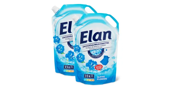 Elan Waschmittel im Duo-Pack - 20% Rabatt - Migros - ab 08.10.2019 ...