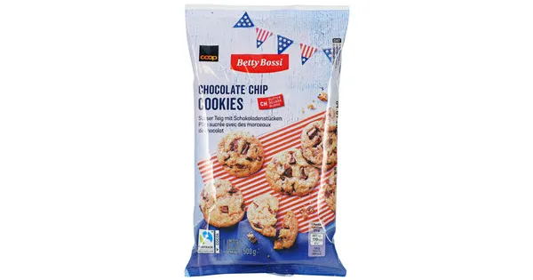 Fairtrade Betty Bossi Chocolate Chip Cookie Teig - Coop - ab 19.12.2023 ...