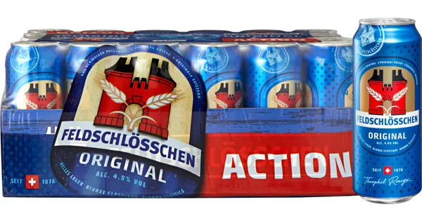 Feldschlösschen Bier Original - 40% Rabatt - Denner - ab 23.04.2024 ...