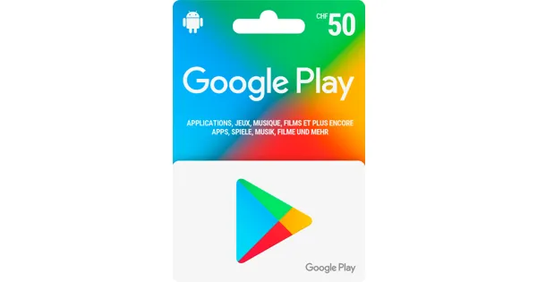 Google Play-Geschenkkarte im Wert von CHF 50.– - Denner - ab 17.11.2020 ...