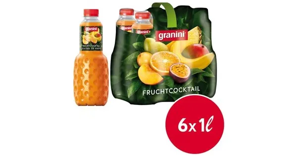 Granini Fruchtcocktail 6x1l - Coop Megastore - ab 05.12.2023 - Aktionis.ch
