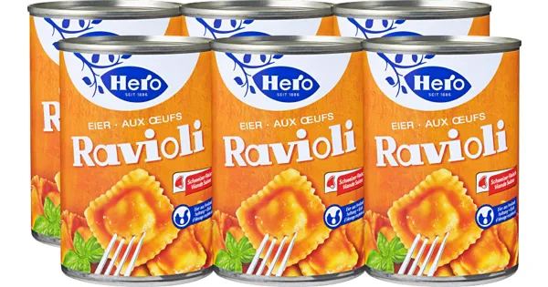 Hero Eier-Ravioli - 48% Rabatt - Denner - ab 10.04.2023 - Aktionis.ch