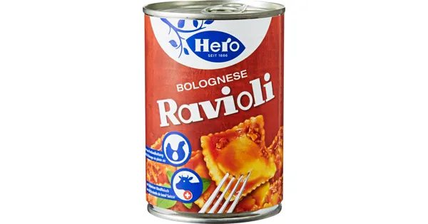 Hero Ravioli Bolognese - 23% Rabatt - Denner - ab 24.07.2018 - Aktionis.ch