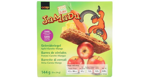 JaMaDu Riegel Apfel Karotte & Mango - Coop - ab 10.10.2023 - Aktionis.ch