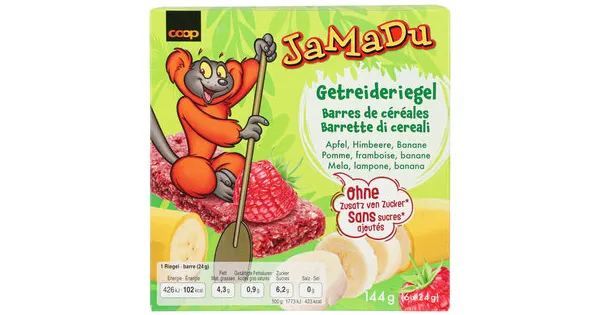 JaMaDu Riegel Himbeere-Banane 6x24g - Coop - ab 10.10.2023 - Aktionis.ch