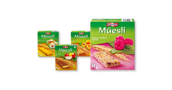 KNUSPERONE Schweizer Müesli-Riegel - 28% Rabatt - ALDI Suisse - ab 18. ...