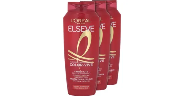 L'Oréal Elsève Color-Vive Shampoo 3 x 250 ml - 39% Rabatt - OTTO'S - ab ...