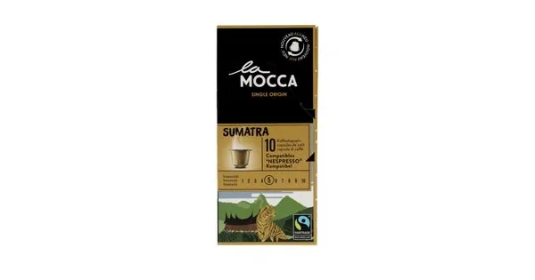 La Mocca Fairtrade Kaffeekapseln Sumatra 10 Stück - kompatibel System ...