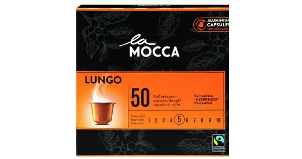 La Mocca Lungo - Nespresso Kopmatibel 50 Kapseln - Coop - ab 08.08.2023 ...