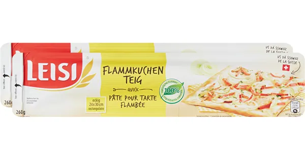 Leisi Quick Flammkuchenteig - 41% Rabatt - Denner - ab 24.09.2019 ...