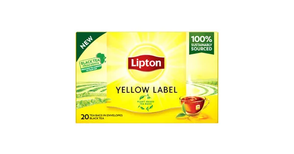 Lipton Tee Yellow Label Schwarztee 20 Beutel - Coop Megastore - ab 30. ...