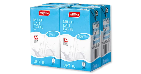 MILFINA Milch UHT - ALDI SUISSE - ab 14.07.2016 - Aktionis.ch