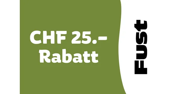 Gutschein: 25.- Rabatt bei Fust - Einkaufszentrum Rheinpark