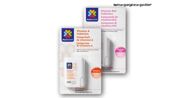 MULTINORM Vitamin A-/B12-Tabletten - ALDI Suisse - ab 21.02.2019 ...