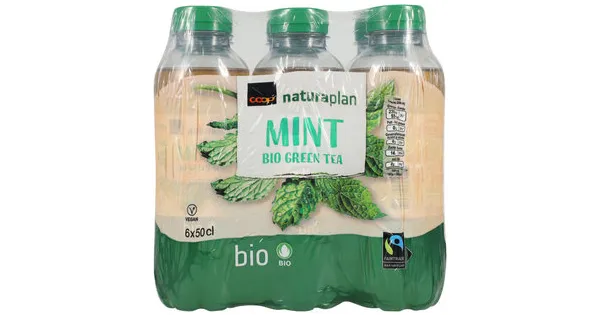 Naturaplan Bio Ice Tea Thé Vert Menthe du Maroc 6x50cl - Coop - ab 19. ...