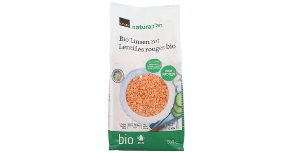Naturaplan Bio Linsen rot - Coop - ab 26.03.2024 - Aktionis.ch