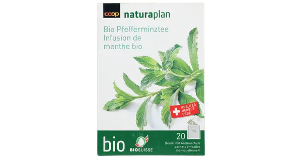 Naturaplan Bio Pfefferminztee Schweiz 20 Beutel - Coop - ab 10.10.2023 ...