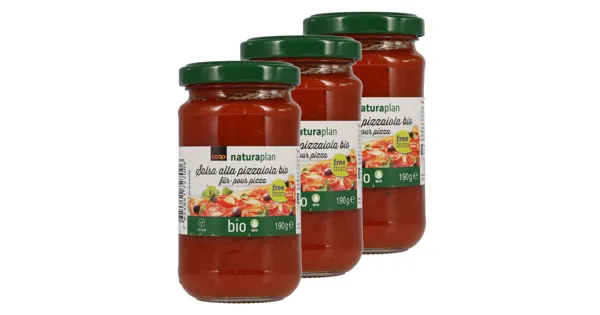 Naturaplan Bio Salsa Pizzaiola 3x190g - 33% Rabatt - Coop - ab 11.09. ...