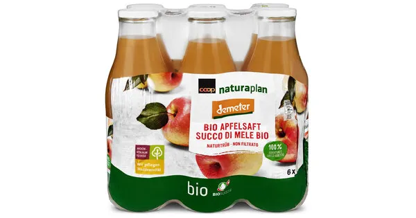 Naturaplan Demeter Bio Apfelsaft 6x1l - 20% Rabatt - Coop - ab 03.09.2024 - Aktionis.ch